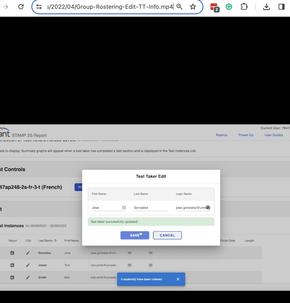 STAMP Guía de listas de grupos | Avant Assessment