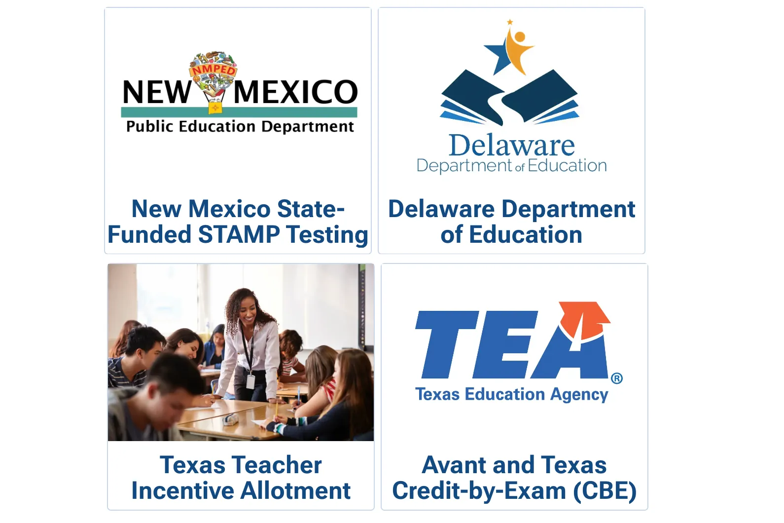 State Resources | Avant Assessment