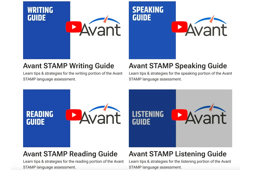 Video Tutorials | Avant Assessment